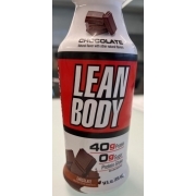 Lean Body Protein Shake, Chocolate: Calories, Nutrition Analysis & More ...