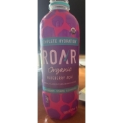 Roar Vitamin Enhanced Beverage, Blueberry Acai, Organic: Calories ...