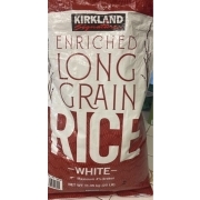 Kirkland Signature White Rice, Enriched, Long Grain: Calories ...