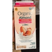 Lidl Almond Milk, Unsweetened, Organic: Calories, Nutrition Analysis ...
