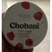 Chobani Greek Yogurt, Raspberry on the Bottom: Calories, Nutrition ...