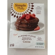 Simple Mills Pancake & Waffle Mix, Almond Flour, Cocoa: Calories ...