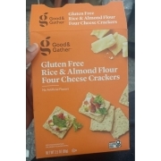 Good & Gather Rice & Almond Flour Crackers, Four Cheese: Calories ...