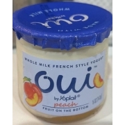 Oui Yogurt, French Style, Peach: Calories, Nutrition Analysis & More ...