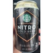 Starbucks Premium Coffee Drink, Nitro Cold Brew, Vanilla Sweet Cream ...