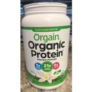 Orgain Protein Powder, Vanilla Bean, Organic: Calories, Nutrition ...