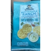 Quaker Rice Crisps, Buttermilk Ranch: Calories, Nutrition Analysis ...