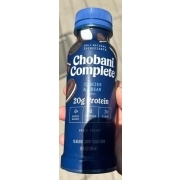 Chobani Complete Greek Yogurt Drink, Cookies & Cream: Calories ...