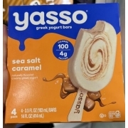 Yasso Frozen Greek Yogurt, Sea Salt Caramel: Calories, Nutrition ...