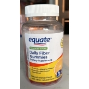Equate Gummies, Daily Fiber, Orange: Calories, Nutrition Analysis ...