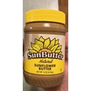 SunButter Sunflower Butter, Natural: Calories, Nutrition Analysis ...