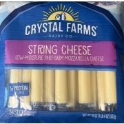 Crystal Farms String Cheese, Mozzarella: Calories, Nutrition Analysis ...