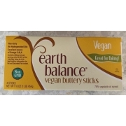 Earth Balance Buttery Sticks, Vegan: Calories, Nutrition Analysis ...