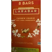 Larabar Snack Bars, Cashew Cookie: Calories, Nutrition Analysis & More ...