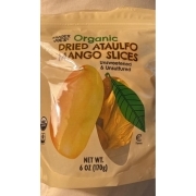 Trader Joe's Dried Ataulfo Mango Slices, Unsweetened & Unsulfured, Organic: Calories, Nutrition ...
