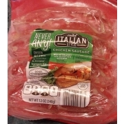 Never Any! Sausage, Chicken, Mild Italian Style: Calories, Nutrition ...
