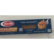 Barilla Thin Spaghetti, Whole Grain: Calories, Nutrition Analysis ...