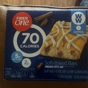 Fiber One Soft-Baked Bar, Cinnamon Coffee Cake: Calories, Nutrition ...