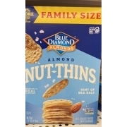 Blue Diamond Almonds Rice Cracker Snacks, Nut Thins, Almond: Calories ...