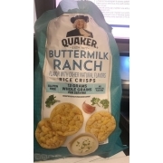Quaker Rice Crisps, Buttermilk Ranch: Calories, Nutrition Analysis ...