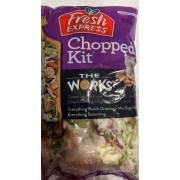 Fresh Express Chopped Salad Kit, The Works: Calories, Nutrition ...