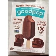 Goodpop Ice Cream Bar, Double Chocolate Fudge: Calories, Nutrition ...