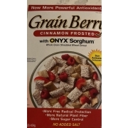 Grain Berry Cereal, Grain Berry, Cinnamon Frosted: Calories, Nutrition ...
