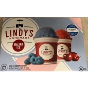 Lindy's Homemade Shaved Ice, Blue Raspberry, Cherry: Calories ...