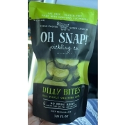 Oh Snap! Pickling Co Dilly Bites, Fresh Dill Pickle Snacking Cuts ...