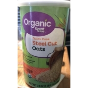 Great Value Oats, Steel Cut, Quick Cook, Organic: Calories, Nutrition ...