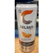 Celsius Sparkling Drink, Orange: Calories, Nutrition Analysis & More ...