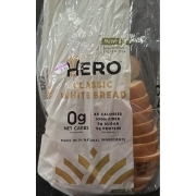 Hero Bread, Classic White: Calories, Nutrition Analysis & More | Fooducate