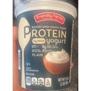 Friendly Farms Protein Yogurt, Plain: Calories, Nutrition Analysis ...