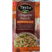 Taylor Farms Chopped Kit, Chipotle Ranch: Calories, Nutrition Analysis ...
