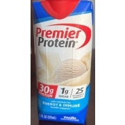 Premier Protein High Protein Shake, Vanilla: Calories, Nutrition ...