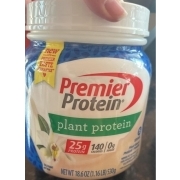 Premier Protein Protein Powder, Plant Protein, Vanilla: Calories ...