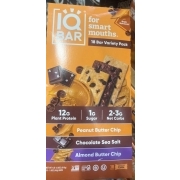 IQ Bar Snack Bar, Peanut Butter Chip, Chocolate Sea Salt, Almond Butter ...
