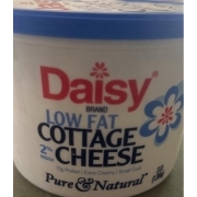 Daisy Cottage Cheese, Low Fat, 2% Milkfat: Calories, Nutrition Analysis ...