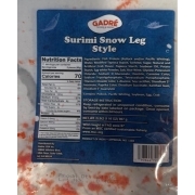 Gadre Surimi, Snow Leg Style: Calories, Nutrition Analysis & More ...
