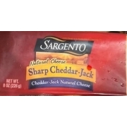 Sargento Cheddar-Jack, Sharp, Natural Cheese: Calories, Nutrition ...